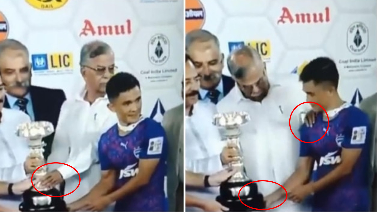 ডুরান্ড কাপ ফাইনালে সুনীল ছেত্রীর সঙ্গে অভব্য আচরণ বাংলার রাজ্যপালের ! টুইটারে গর্জে উঠলেন নেটিজেনরা